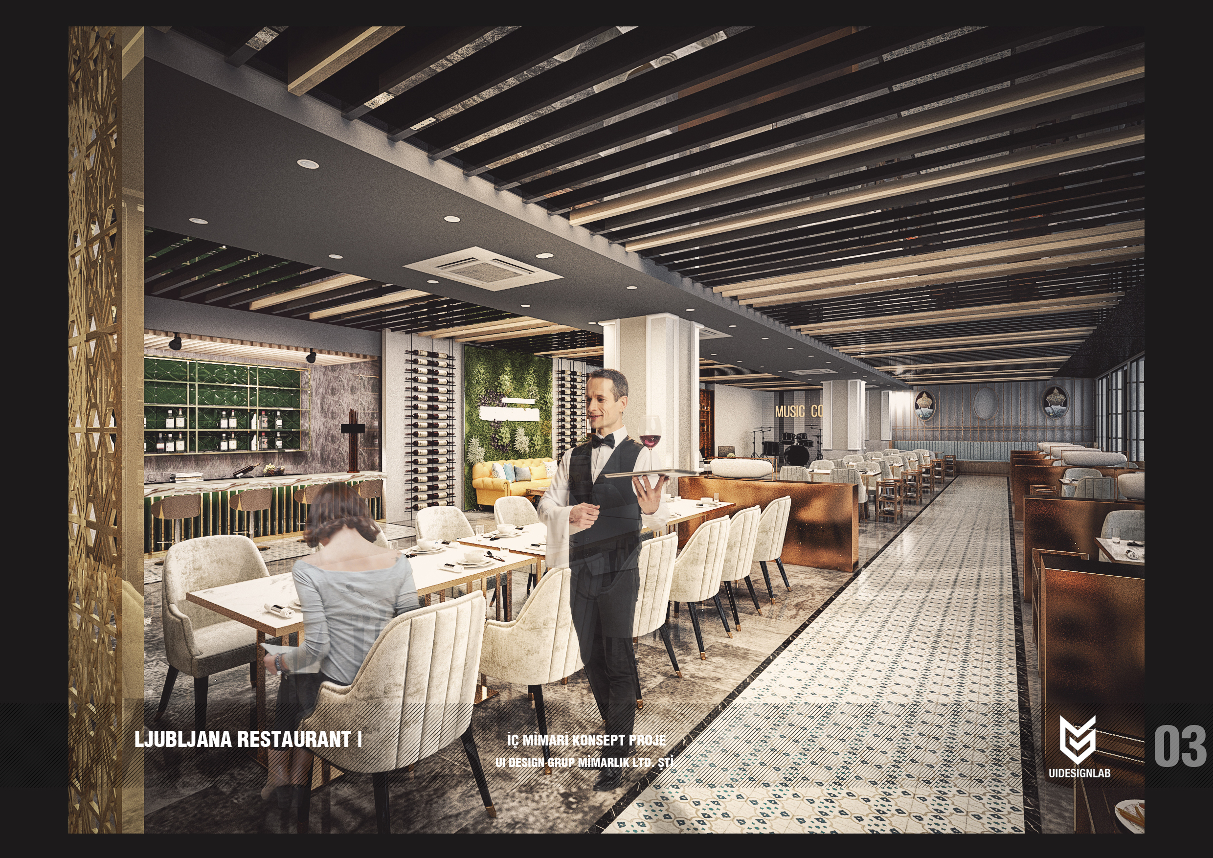 Sahil Restaurant - UI DESIGN GRUP MİMARLIK LTD. ŞTİ.