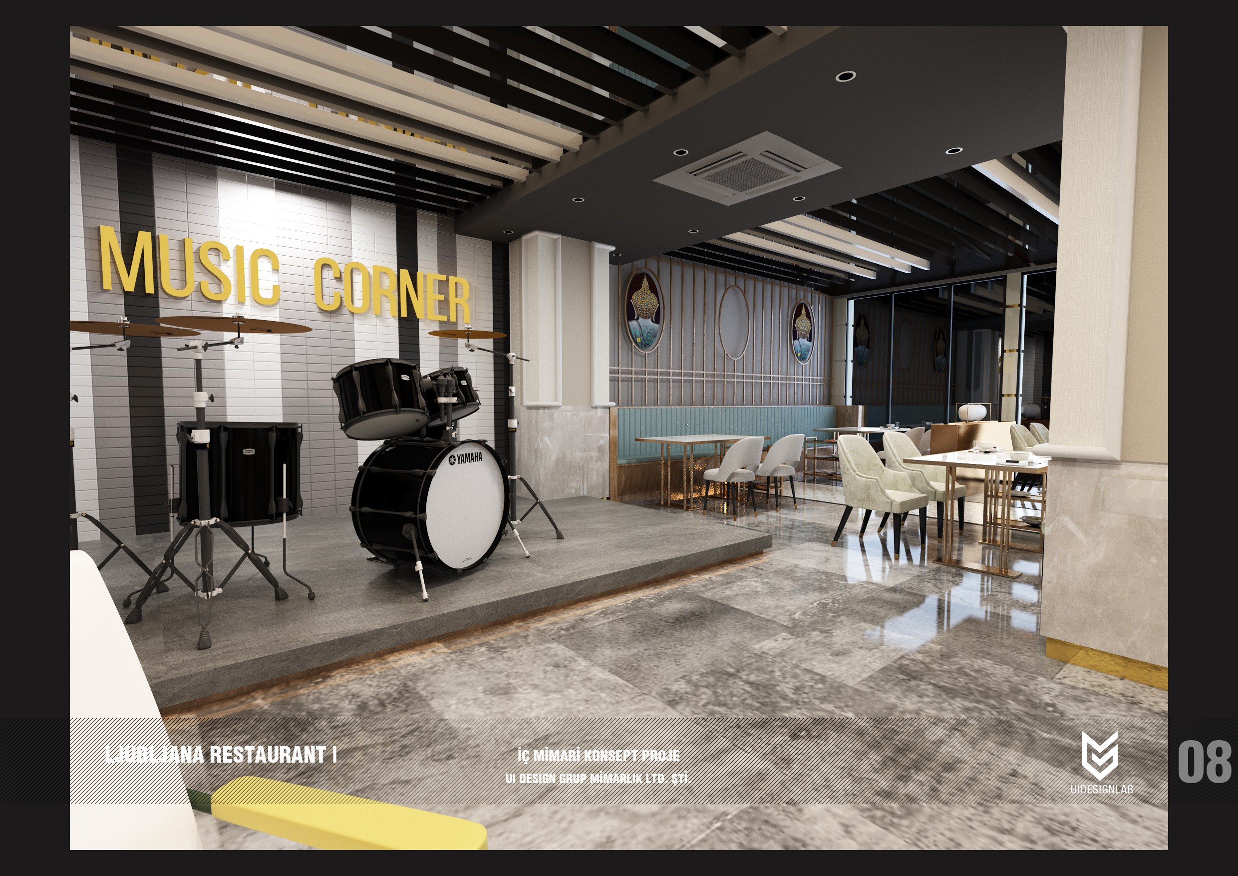 Sahil Restaurant - UI DESIGN GRUP MİMARLIK LTD. ŞTİ.