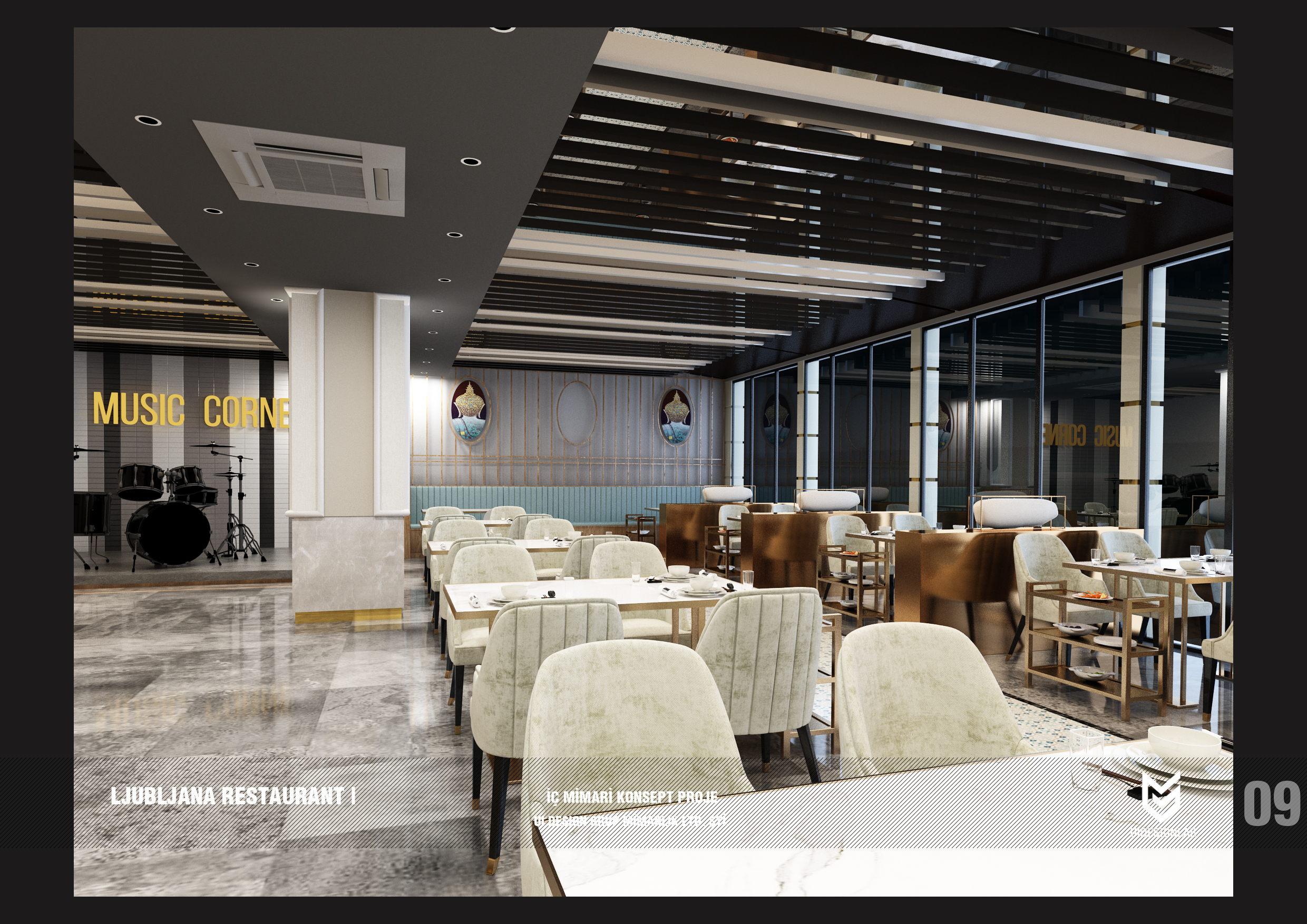 Sahil Restaurant - UI DESIGN GRUP MİMARLIK LTD. ŞTİ.