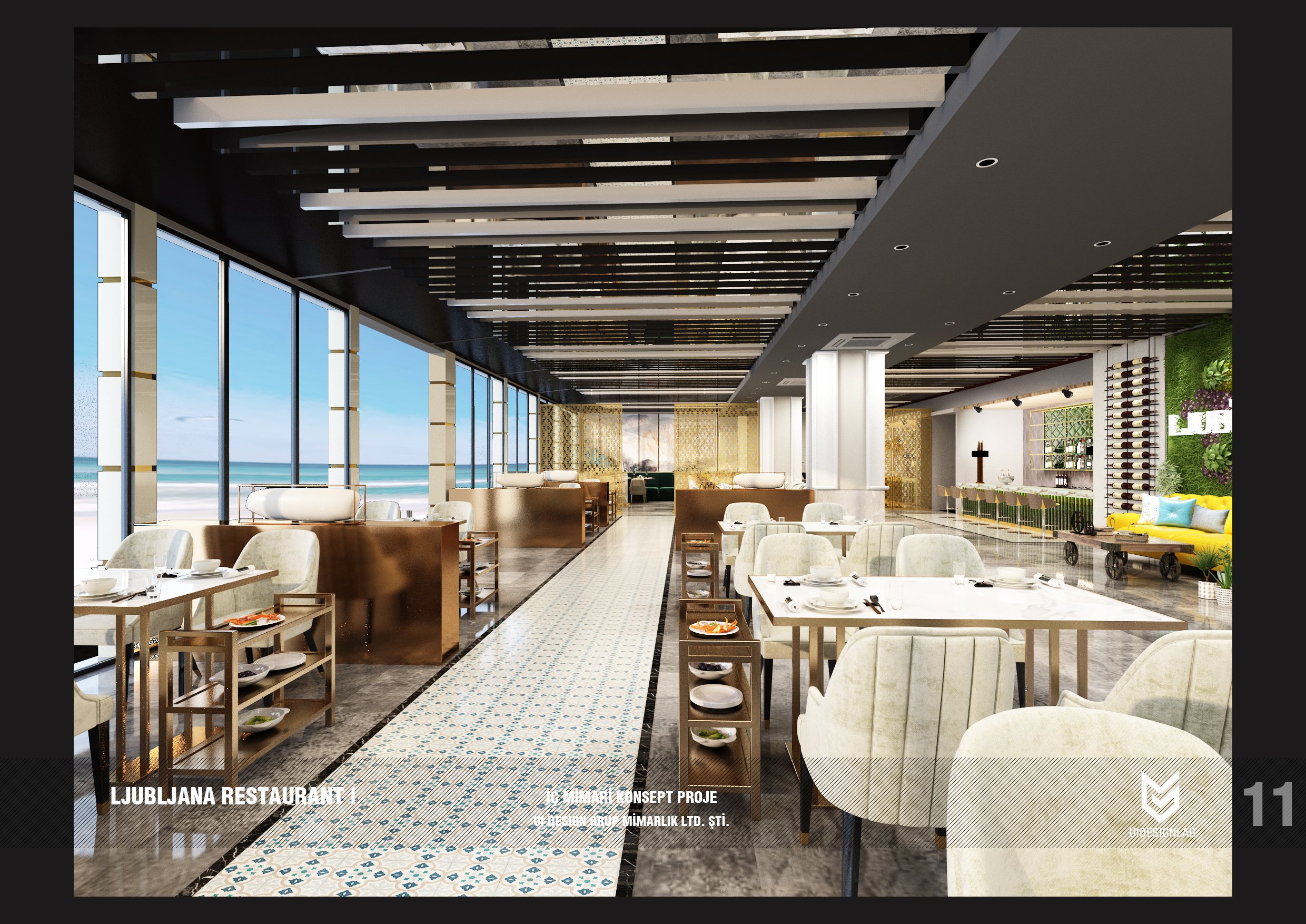 Sahil Restaurant - UI DESIGN GRUP MİMARLIK LTD. ŞTİ.