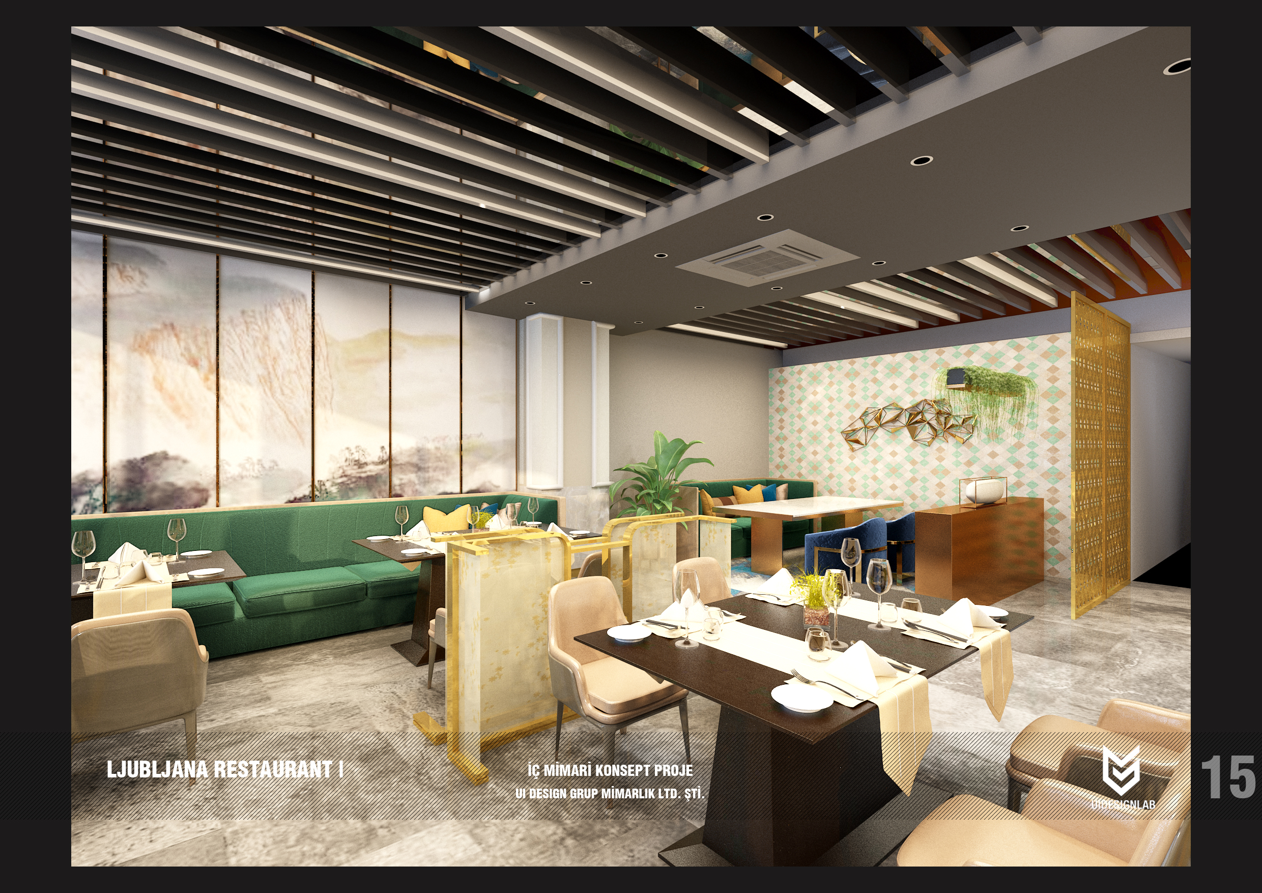 Sahil Restaurant - UI DESIGN GRUP MİMARLIK LTD. ŞTİ.